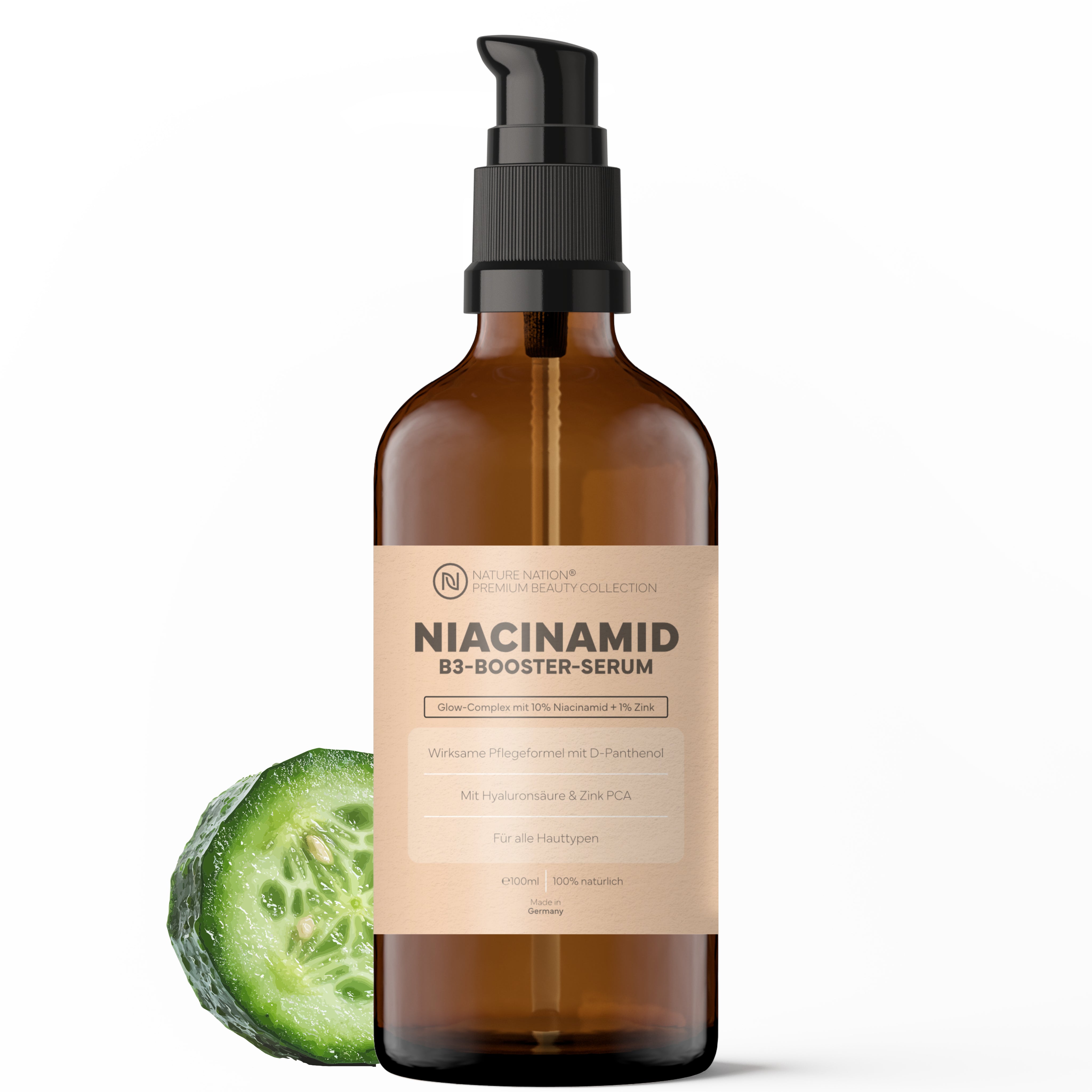 Niacinamid Serum, 100ml - Verfeinert das Hautbild bei sichtbar großen ...